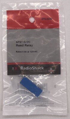 Radio Shack, Reed Relay, SPST, 5VDC, 275-0232, NOS | eBay