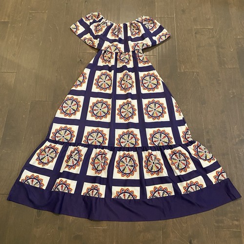 Sunday Up Maxi Dress Small Purple Off Shoulder Ruffle Tiered Brunch ...