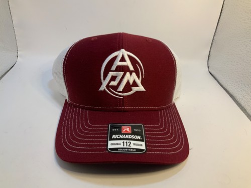 Trucker Hat Red Charcoal Richardson 112 Snap Back Hat great Condition ...