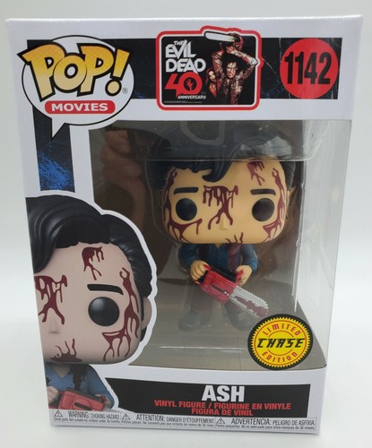 Funko POP! Movies- Evil Dead 40th Ann. ASH [Bloody] #1142 CHASE Limited ...