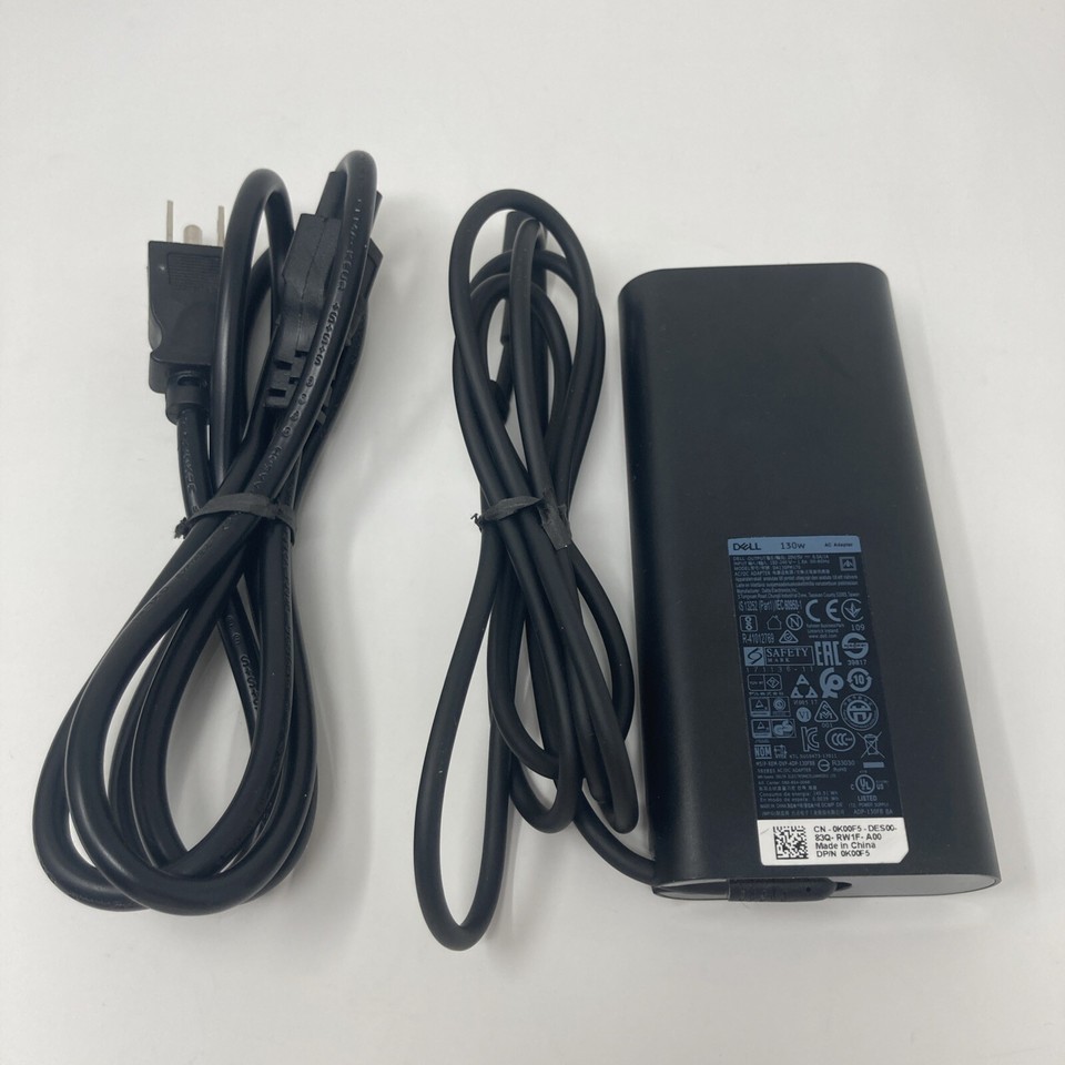 20V 130W USB-C/USB Type C Replacement AC Adapter For Dell DA130PM170 ...