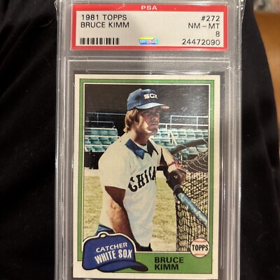 1981 Topps Set-Break #272 Bruce Kimm PSA 8 NM-MT | eBay