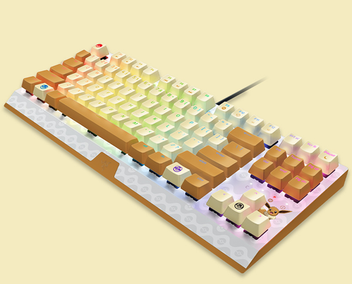 Razer x Pokémon Eevee Blackwidow V3 TKL Wired Mechanical Keyboard ...