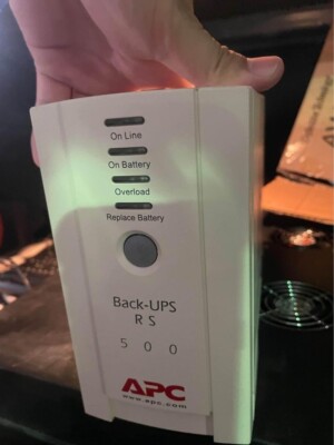 APC Back-UPS 500 (BK500MC) UPS System 731304009832| eBay