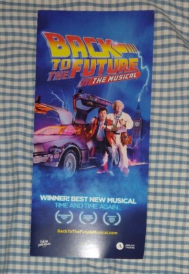 Back To The Future: The Musical London West End Flyer Handbill 2023/24 ...