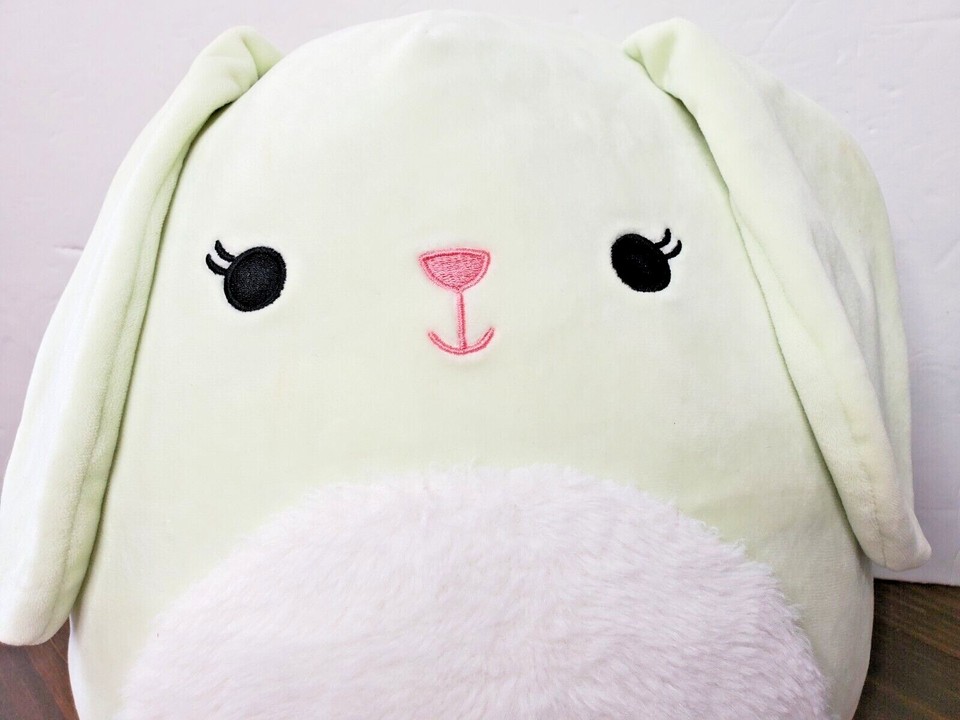 Squishmallow Plush Bunny Rabbit Isabella Green 11" Easter Squad 2021 ...