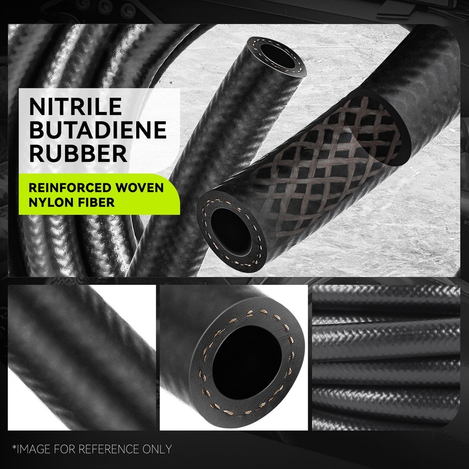 3/8" ID 10FT 6AN NBR Rubber Gasoline/Diesel/Biodiesel/Engine Oil/Fuel ...