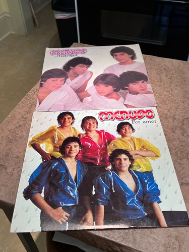 2 Menudo Records LP Vinyl Por Amor 1982, Atodo Rock 1983 | eBay