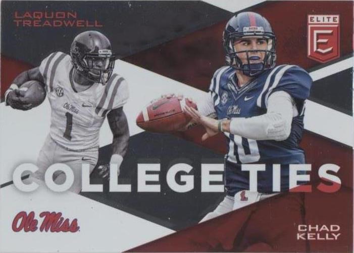 2017 Panini Elite Draft Picks - College Ties Laquon Treadwell, Chad ...