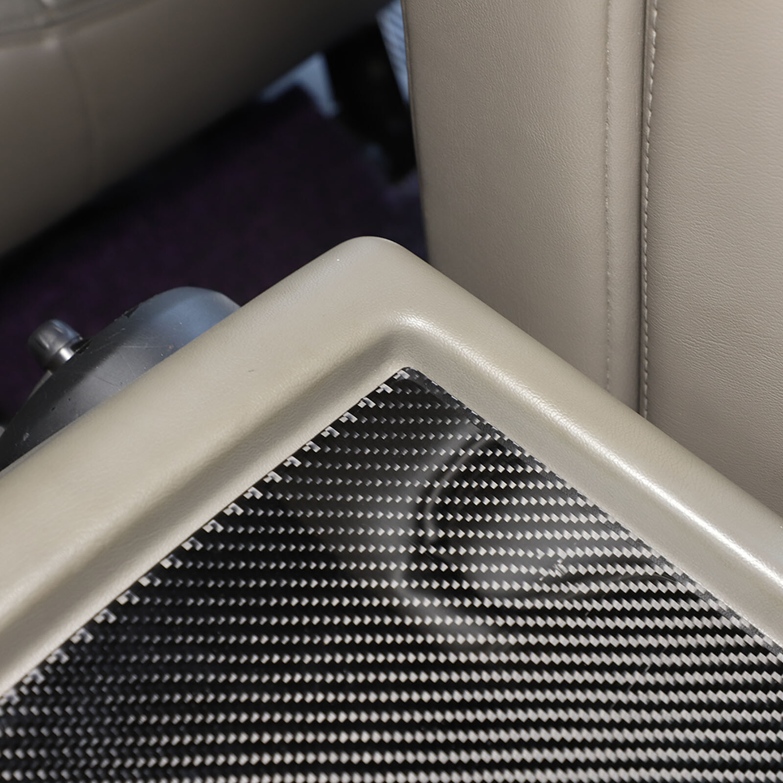 For Hummer H2 03-07 Real Carbon Fiber Center Console Armrest Box Panel ...