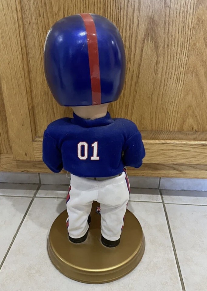 NY New York Giants Rockin Gemmy Animated Action Doll NFL Talks Moves | eBay