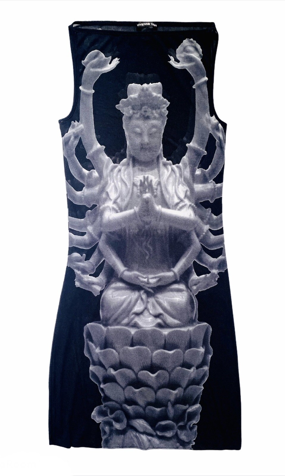 VIVIENNE TAM 90s Buddha Arms Mesh Dress *RARE* - Gem