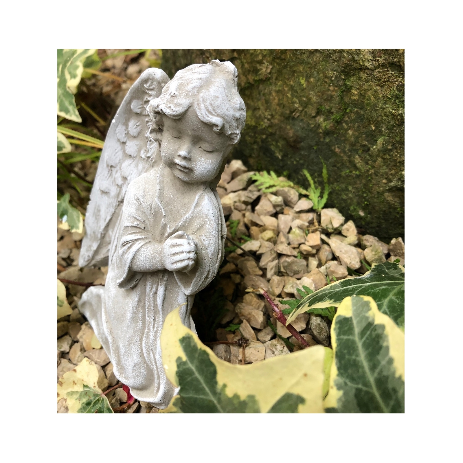 Engel Grabengel Gedenkstein Grabschmuck Grabdeko für Grabgesteck mit ...