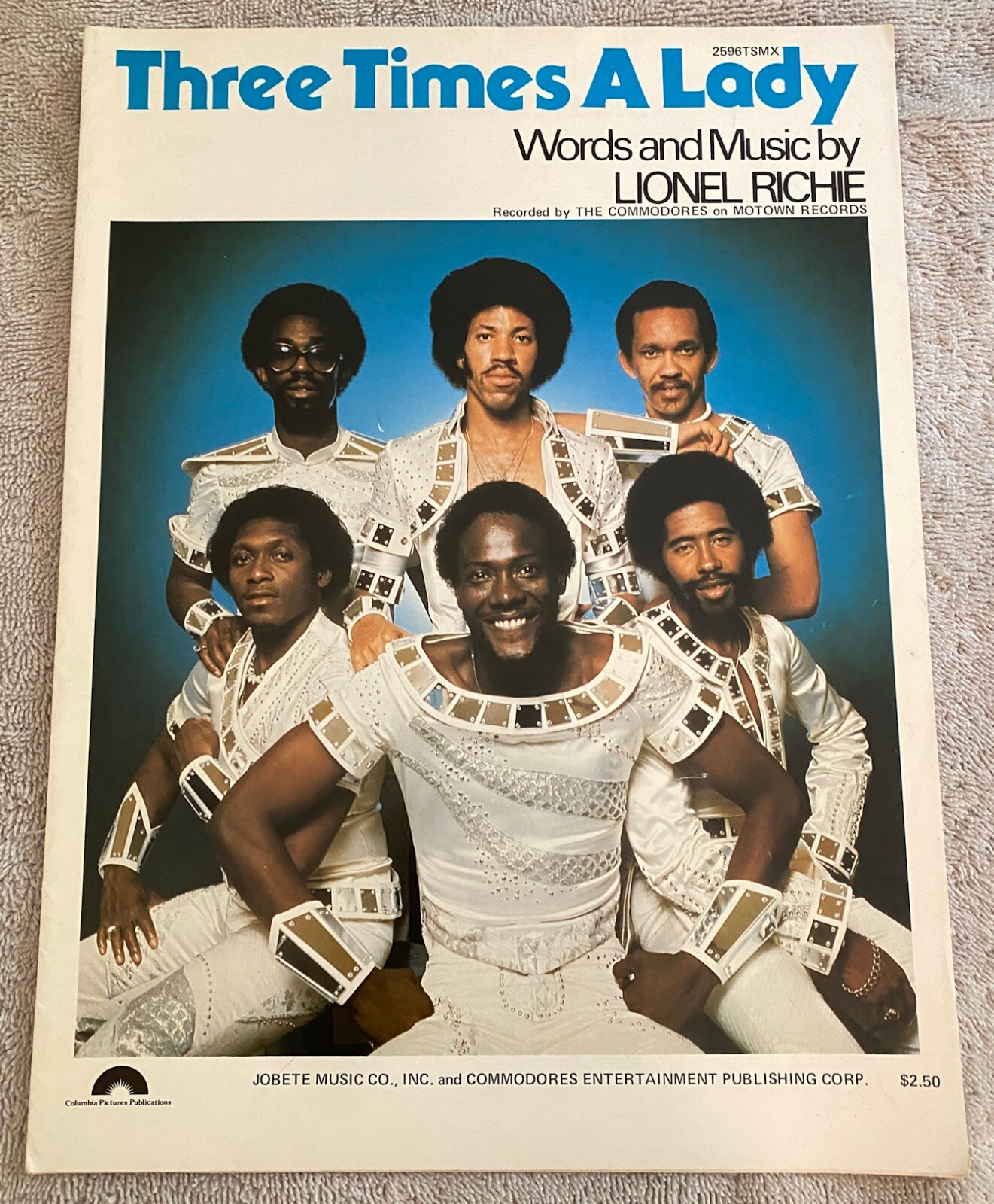 The Commodores - Three Times A Lady - 1978 USA Sheet Music R&B Soul | eBay