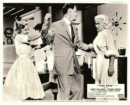 Vice Raid Original Lobby Card Mamie Van Doren Brad Dexter Women ...