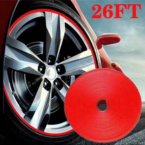 Car Wheel Hub Rim Edge Protector Ring Tire Guard Sticker Rubber Strip ...