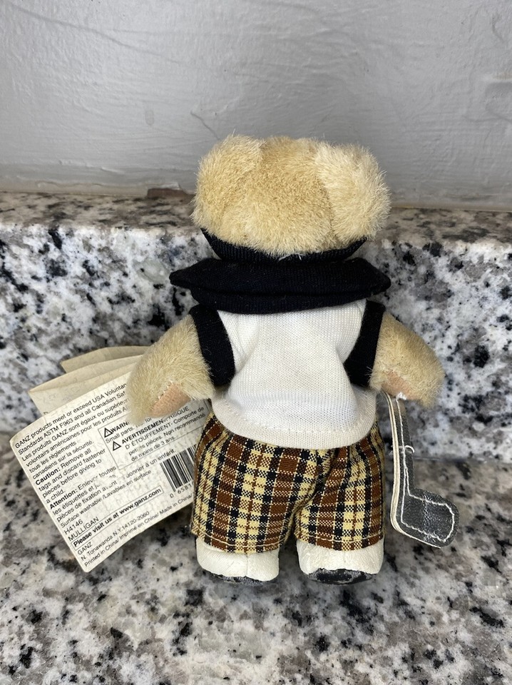 Vintage Ganz Wee Bear Village RARE Golfer Mulligan W/Tags EUC | eBay