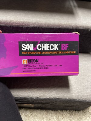 SANI CHECK BF TEST KIT FOR COUNTING BACTERIA Fungi | eBay