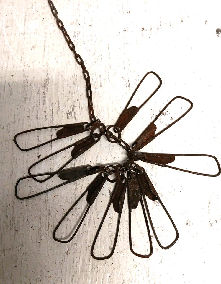 Vintage Metal Chain Fish Fishing Stringer Judd #2 - 10 Clips | eBay