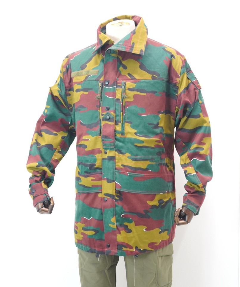 NEW Belgian Army M90 Jigsaw Camo Field Jacket Camouflage Military Coat ...