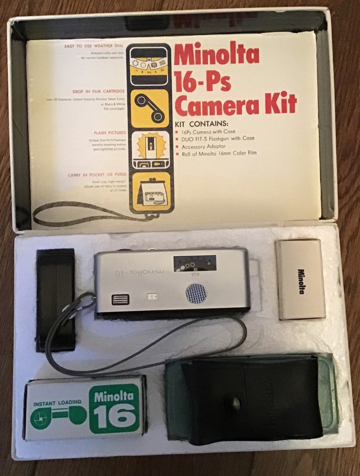 Minolta 16-Ps Spy Camera Kit | eBay