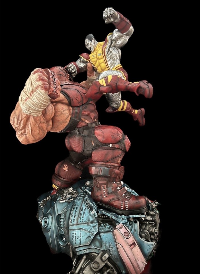 Really Rare Juggernaut Vs Colossus Custom Statue Marvel X-Men 97 | eBay