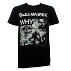 Authentic DISCHARGE Band Why? Album Cover Slim Fit T-Shirt S M L XL 2XL ...