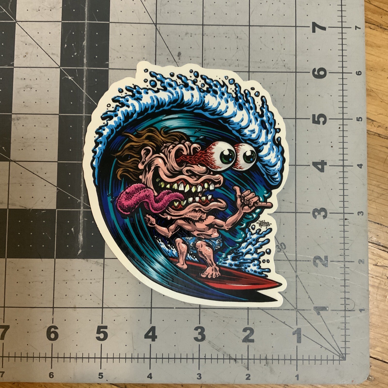 Santa Cruz Skateboarding Skateboard Decal Sticker Jimbo Phillips Surf ...