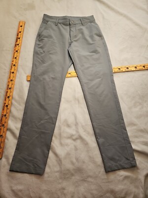 Under Armour Pants Mens 32x32 Gray Tech Tapered Golf Performance ...