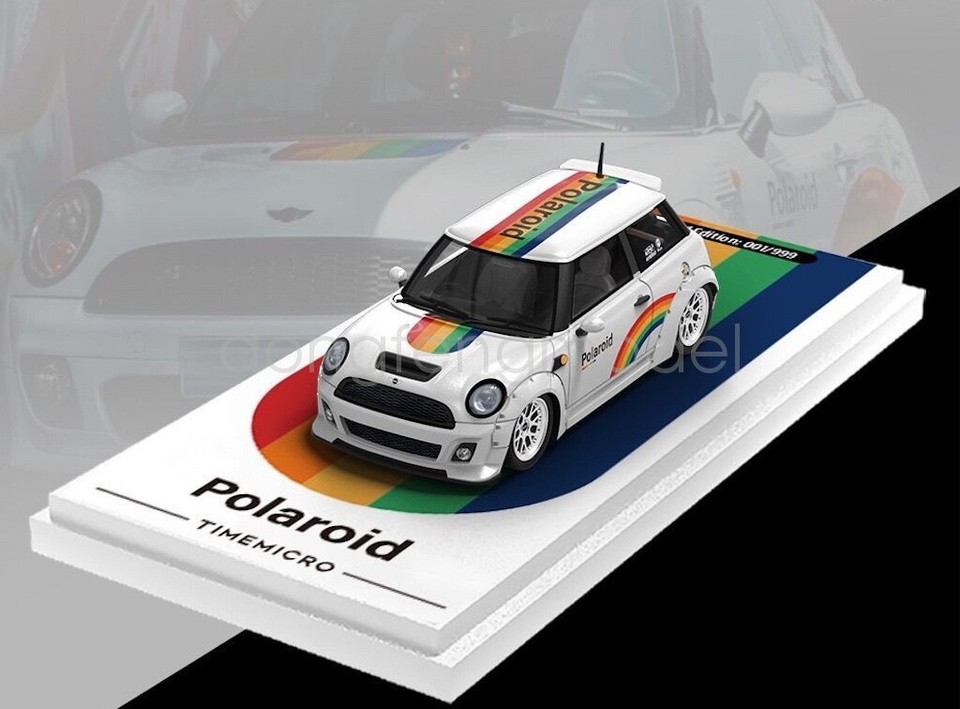 TM 1:64 Scale Mini Cooper Rainbow Figure Sports Diecast Display Car ...