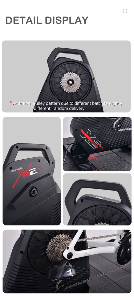 Thinkrider X2 Max Smart Bike Trainer Direct Drive Home Cycle Zwift ANT ...