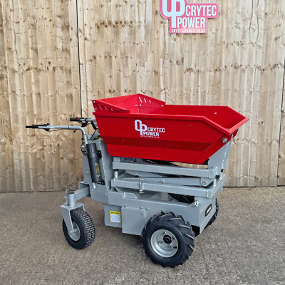 Crytec CRD50-EHT Fully Electric 500kg Hydraulic High Tip Mini Dumper ...