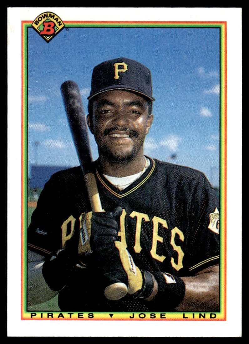 Jose Lind #170 1990 Bowman Pittsburgh Pirates | eBay