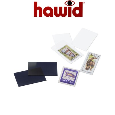 50 Hawid Stamp Mounts - Black or Clear - CUT TO SIZE | eBay UK