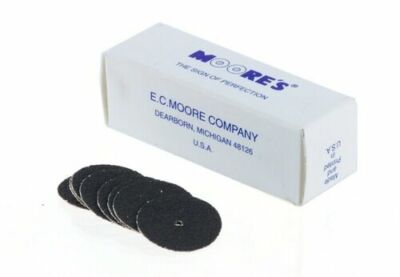 EC MOORE SILICON CARBIDE MOORE'S SANDING DISC 1/2" ADALOX MEDIUM PIN ...
