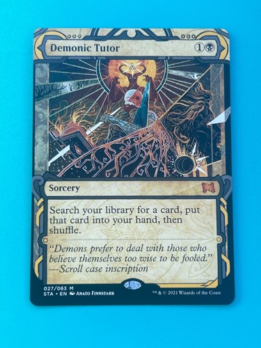 MTG Demonic Tutor Strixhaven: Mystical Archives 027/063 Regular Mythic ...