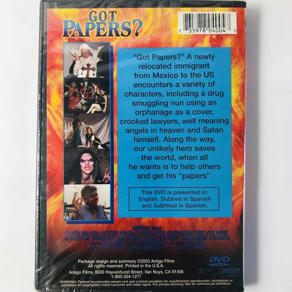 DVD GOT PAPERS ? LEVI NUNEZ MINA OLIVERA JOE ESTEVEZ DAVID BOLLER ...