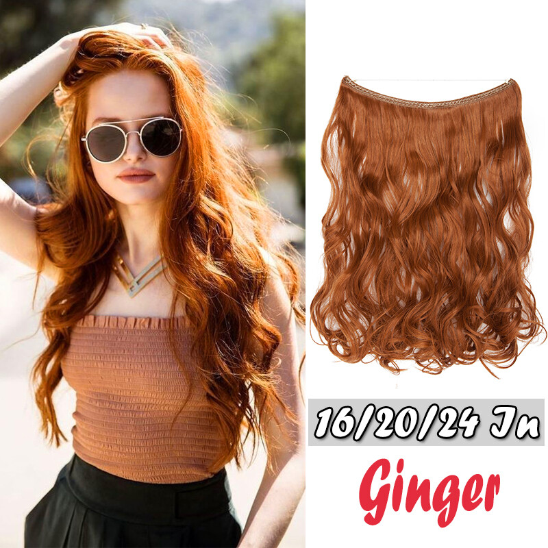 100% Natural As Human Thick Invisible Wire Softs Secret Wire In Hair ...