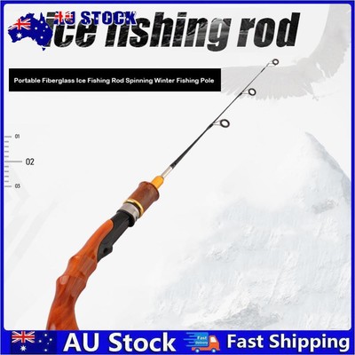 Ice Fishing Rod Ice Fishing Pole Ergonomic Handle Fishing Tackles (30cm ...