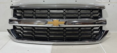 2016 2017 2018 Chevrolet Chevy Silverado 1500 Front Grille LTZ Chrome ...