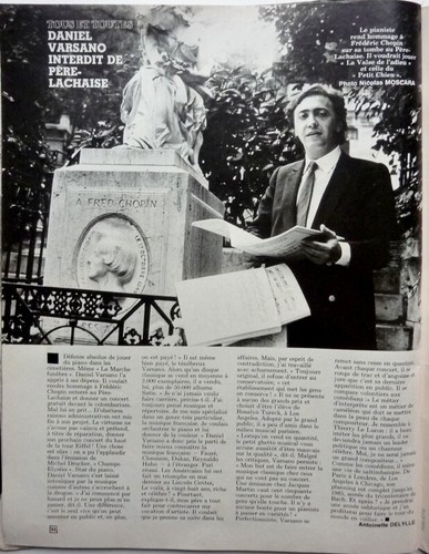 DANIEL VARSANO = COUPURE DE PRESSE 1 page 1982 / CLIPPING | eBay