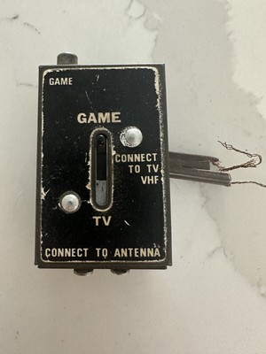 Vintage Computer Game to TV Antenna Switch Adapter VHF | Analog | 2 ...