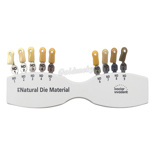 A-D Shade Guide Bleach Abutment Dental 9 Color Porcelain | eBay