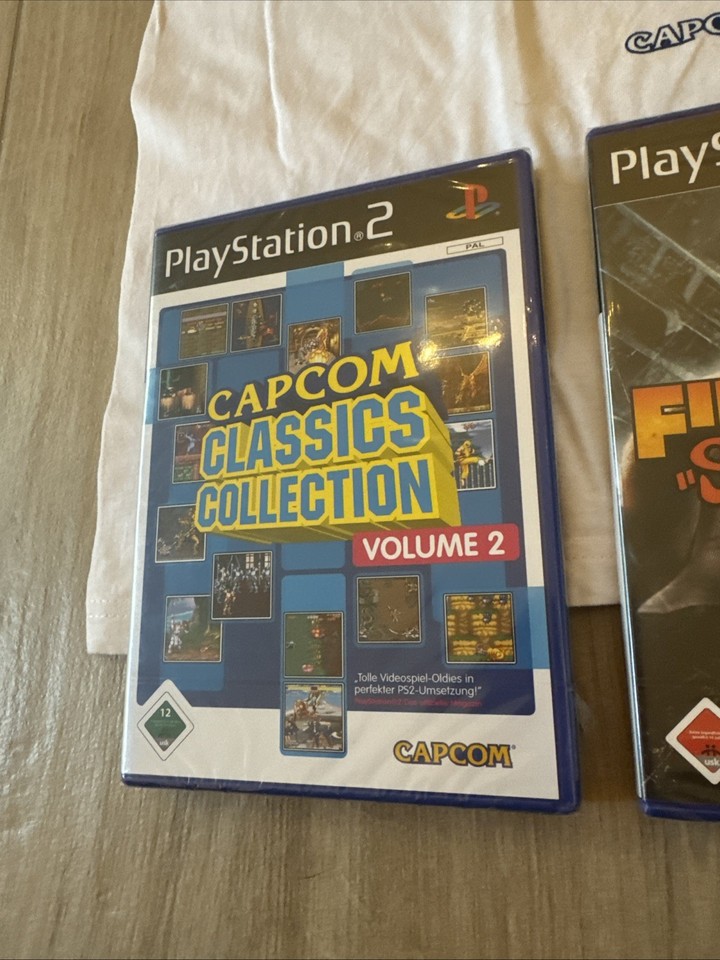 Capcom Fan Bundle – Street Fighter Shirt + 3x PS2 Games (sealed) | eBay.de