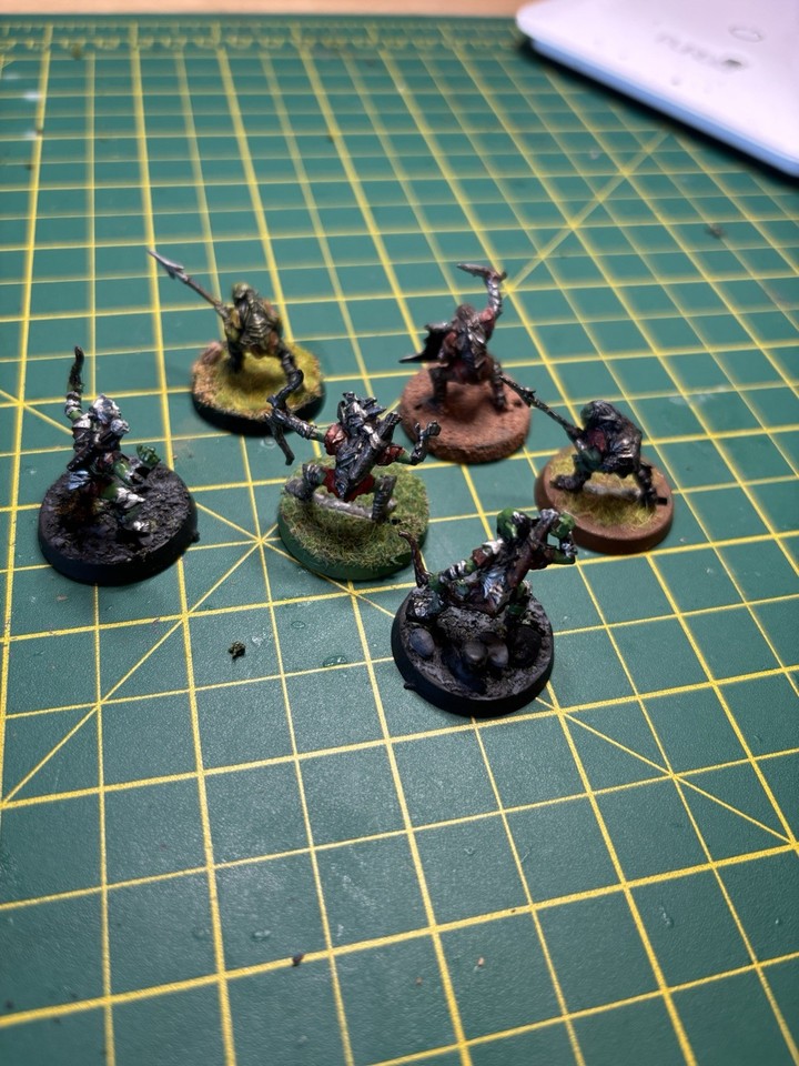 Lotr Orc, Goblin And Uruk-Hai Army Plus 2 Banner Bairers, In Total 52 ...