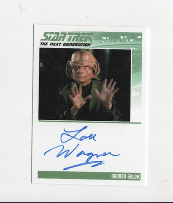 LOU WAGNER AUTOGRAPH 2015 STAR TREK NEXT GENERATION RITTENHOUSE DAIMON ...