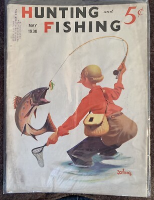 1938 HUNTING AND FISHING MAGAZINE - BABE RUTH AD ON INSIDE PAGE - #220 ...