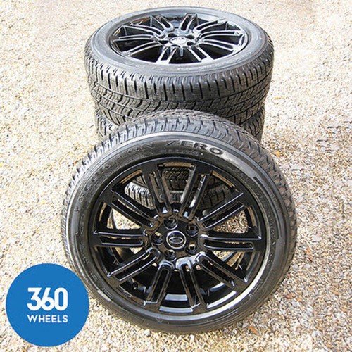Genuine Land Rover Discovery 4 20" Gloss Black 10 Split Spoke Alloy ...