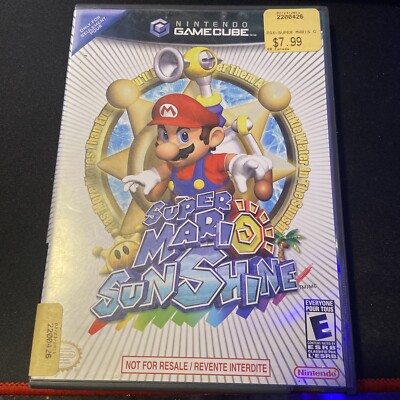 Super Mario Sunshine (Nintendo GameCube, 2002) CIB Tested 45496960681 ...