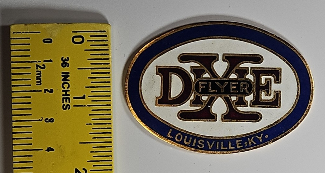 RARE Vintage DIXIE FLYER Automobile Radiator Badge Motor Car Hood ...